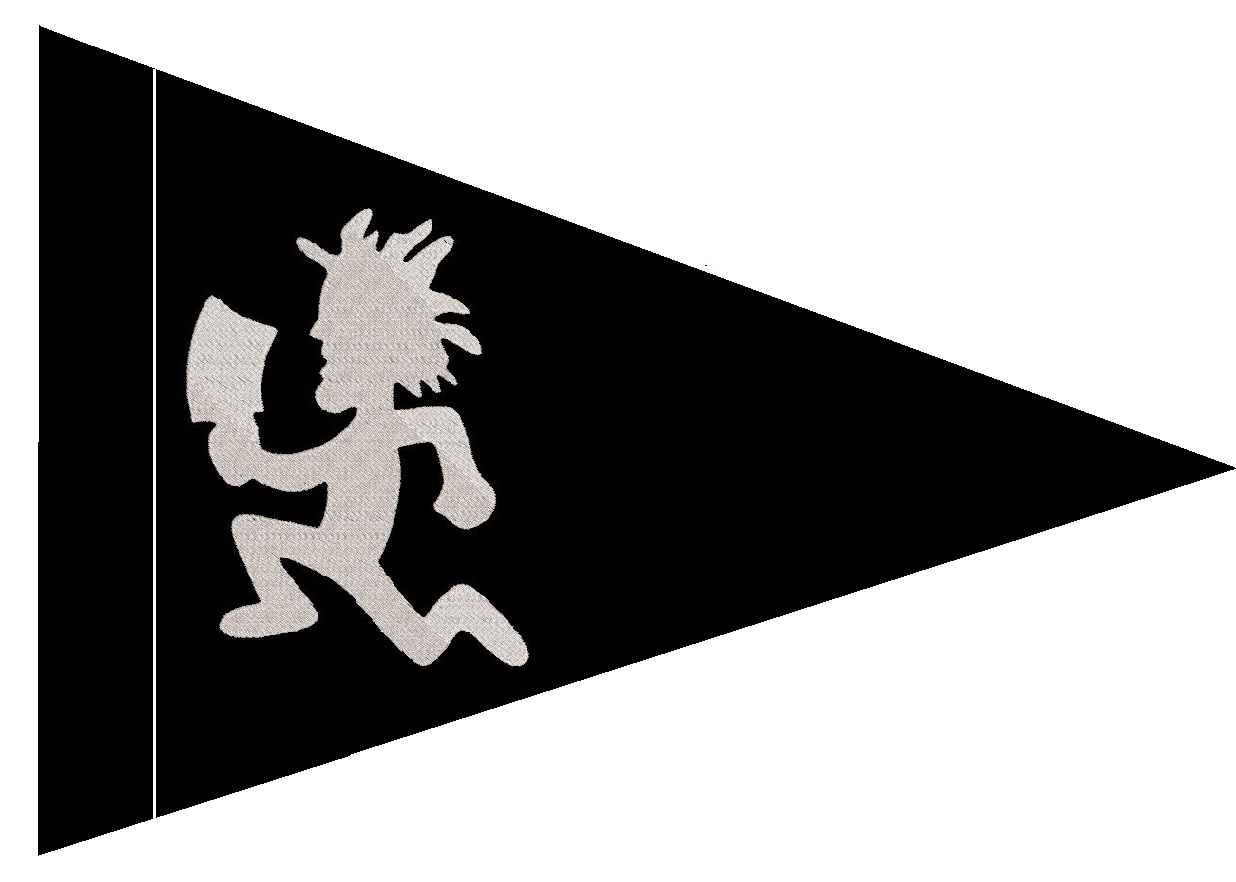 hatchet man triangle flag